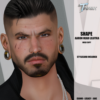 Second Life Marketplace - -- T. TARIK -- Shape MURILLO [AARON Head ...