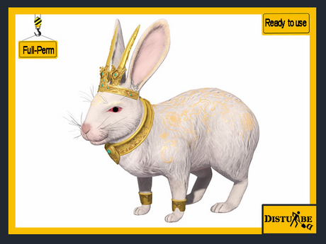 Second Life Marketplace - ::DisturbeD:: Easter Rabbit King - FULL PERM MESH