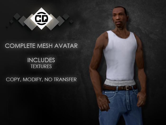 Second Life Marketplace - .:CQ:. Johnson Carl CJ Avatar
