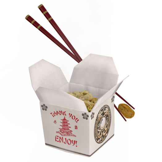 Second Life Marketplace - Hold & Eat Chinese Chicken Ramen Take-Out ...