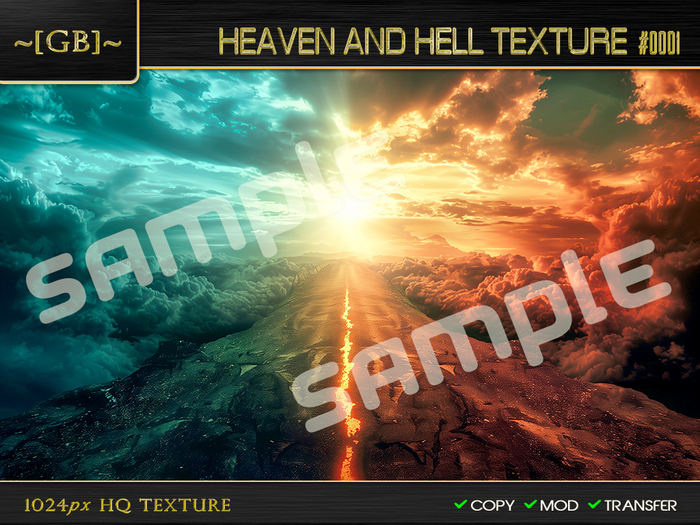 Second Life Marketplace - ~ [GB] Textures HQ ~ 00450 - Heaven and Hell ...