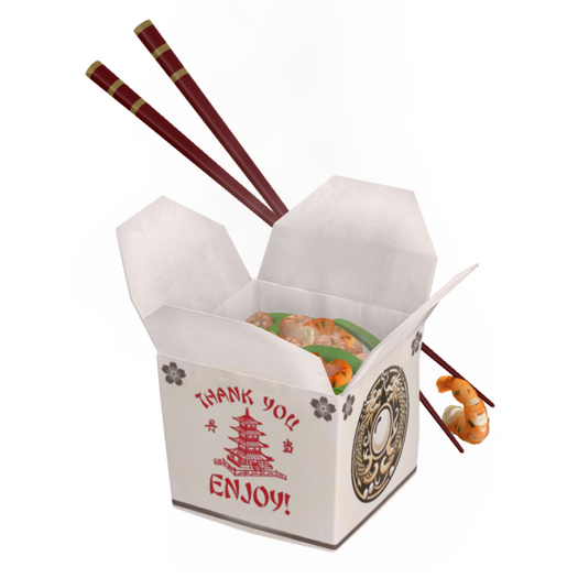 Second Life Marketplace - Hold & Eat Chinese Shrimp Ramen Take-Out ...