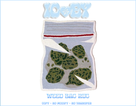 Second Life Marketplace - Icey-Weed Bag Rug