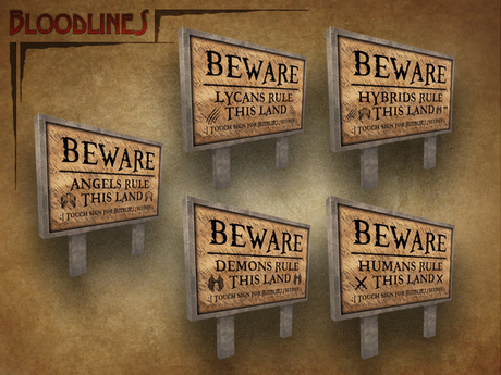 Second Life Marketplace - The Bloodlines Friendly Sign