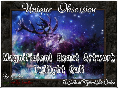 Second Life Marketplace - [UO] Magnificient Beast Artwork - Twilight Call