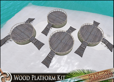 Second Life Marketplace - HeadHunter's Island - Platforms Kit - Landing ...
