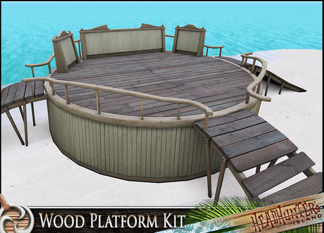 Second Life Marketplace - HeadHunter's Island - Platforms Kit - Landing ...