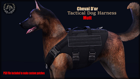 Second Life Marketplace - Cheval D'or / TeeglePet Mutt / Tactical Dog ...