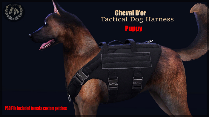 Second Life Marketplace - Cheval D'or / TeeglePet Puppy / Tactical Dog ...