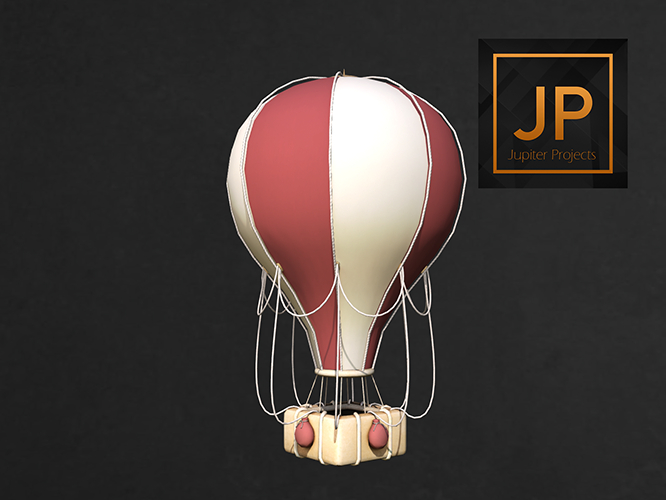 Second Life Marketplace - 1. FINCA. Box Scripted Hot air Balloon red RARE