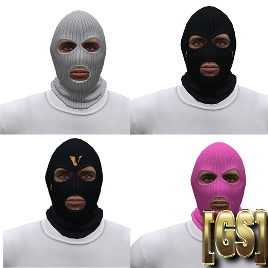 Second Life Marketplace - [GS] 3 Hole Ski Mask FATPACK
