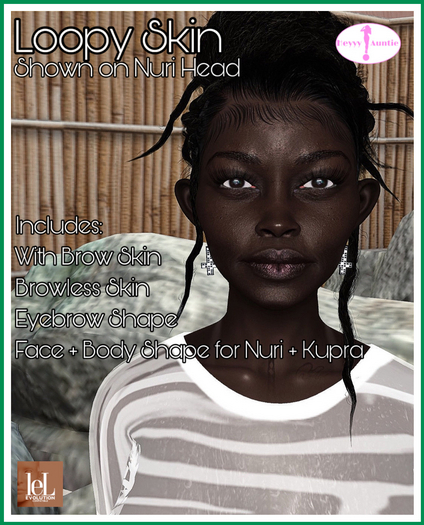 Second Life Marketplace - Heyyy Auntie ! Loopy Skin Moonlight Lelutka Evox