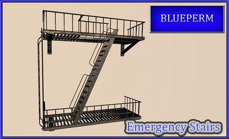 Second Life Marketplace - Emergency Stairs ( full perm )