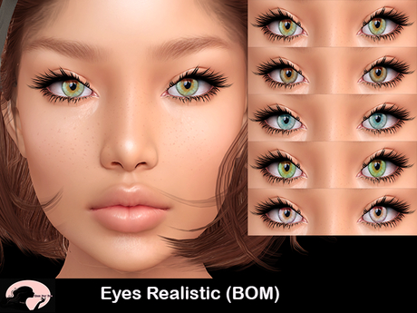 Second Life Marketplace - Eyes Realistic (BOM System)
