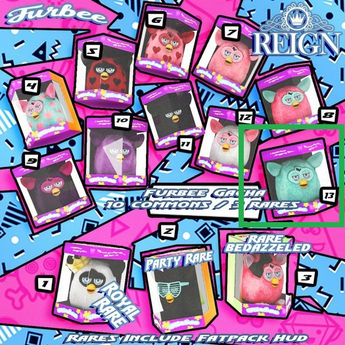 Second Life Marketplace - REIGN.- FURBEE (AQUA Hearts)- #4