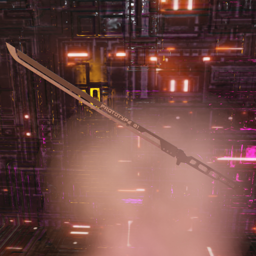 Second Life Marketplace - CyberSword 1 Handed Unity Maxim Sword