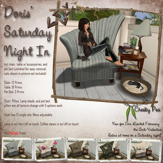 Second Life Marketplace - SALE :CP: Doris' Saturday Night In