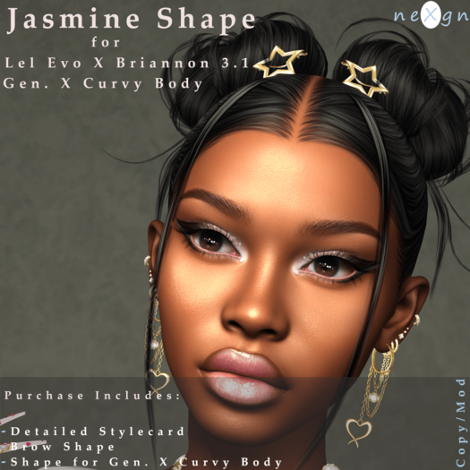Second Life Marketplace - NexGen | The Jasmine Look for Lelutka ...