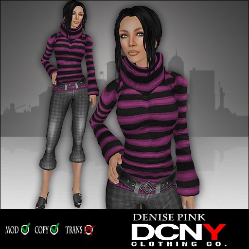 Second Life Marketplace - DCNY Clothing Co. Denise Outfit - Pink ** 50% ...