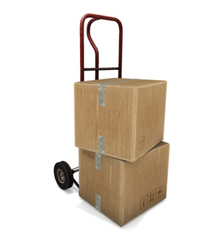 Second Life Marketplace - hive // moving dolly with boxes