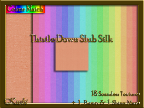 Second Life Marketplace - Thistle Down Slub Silk Solid Seamless Texture ...
