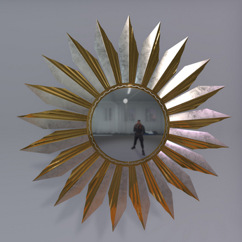 Second Life Marketplace - LSD Mirror "Sunburst" - Wall-Art with PBR ...