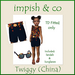 Second Life Marketplace - impish & co ~ Twiggy (China) BOX
