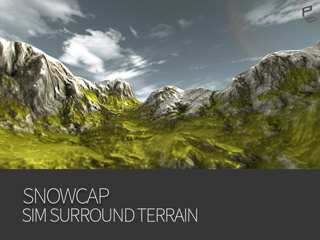 Second Life Marketplace - SNOWCAP sim surround terrain rezzer