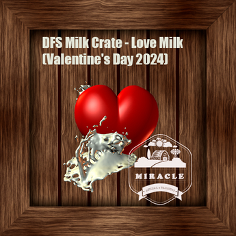 Second Life Marketplace - DFS Milk Crate - Love Milk (Valentine's Day 2024)