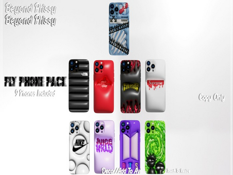 Second Life Marketplace - //Bp Fly Phone Pack - Add To Unpack