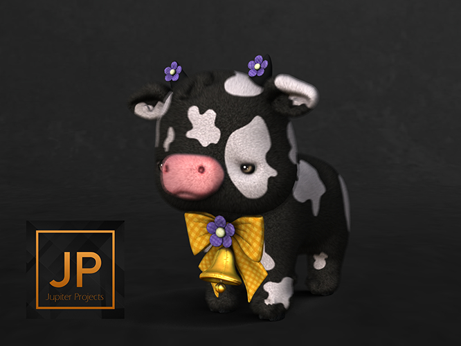 Second Life Marketplace - 12.YOKAI - Little Spring Moo - Romantic Cow ...