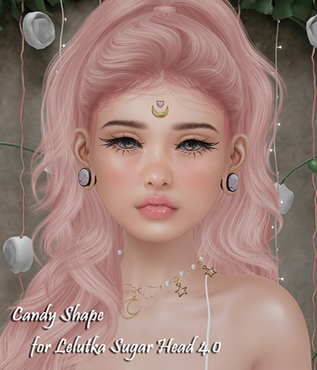 Second Life Marketplace - Candy Shape for Lelutka Sugar Head 4.0 by Sleepy