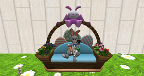 Second Life Marketplace - MERCI~ EASTER BUNNY BENCH