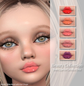 Second Life Marketplace - Amber* - Promo Bom Lips - Lelutka Evox