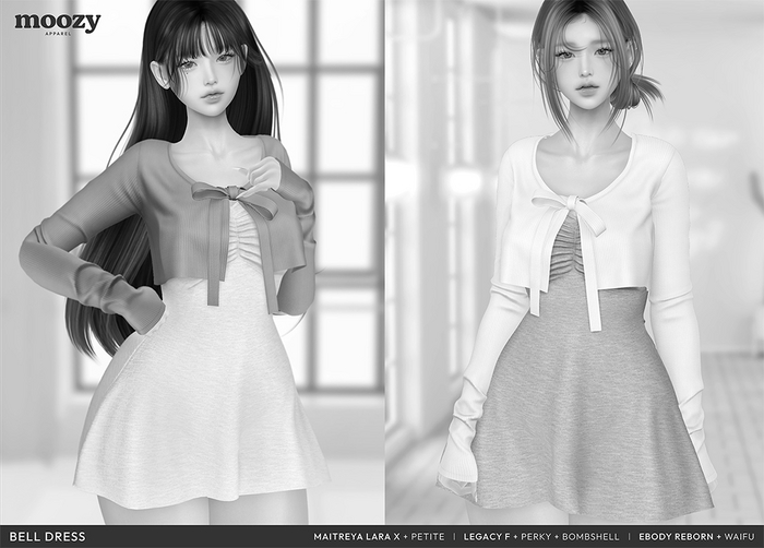 Second Life Marketplace - moozy - Belle dress - demo