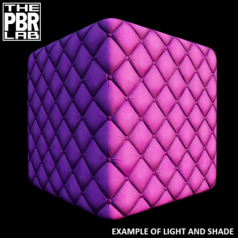 Second Life Marketplace - The PBR Lab - Pink Buttoned Fabric - PBR ...