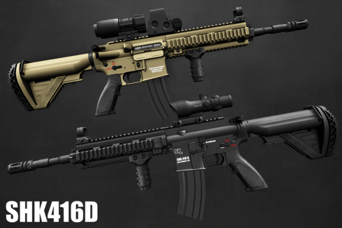 Second Life Marketplace - SH RP Prop Gun - SHK416D (Female Version)