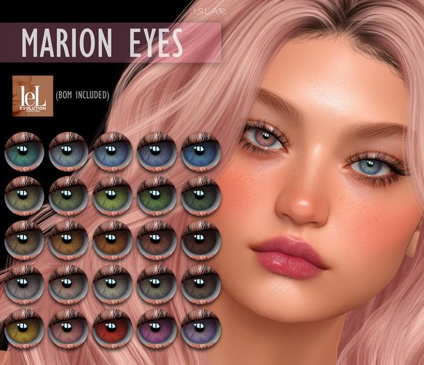 Second Life Marketplace - FATPACK::ISLAR:: Marion eyes (Lelutka EVOX & BOM)