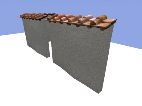 Second Life Marketplace - Spanish corner wall muro español