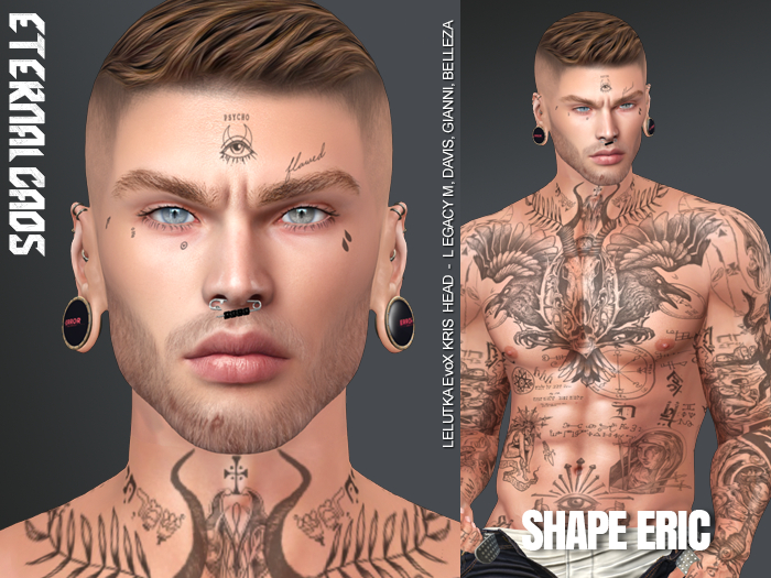 Second Life Marketplace - Eternal Caos - Shape ERIC EvoX KRIS