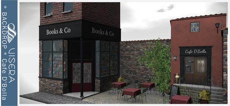 Second Life Marketplace - BACKDROP Cafe D'Bolla