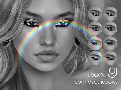 Second Life Marketplace - [TRY] BOM Eyeshadows Summertime