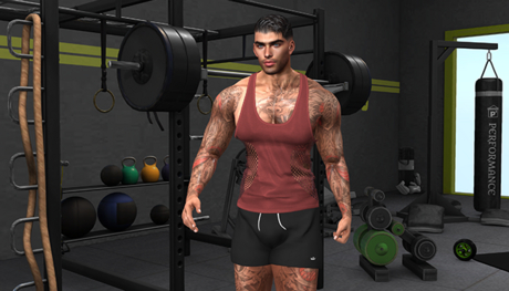 Second Life Marketplace - 4843 Top Tank HUD RGB with Perforated side Mesh