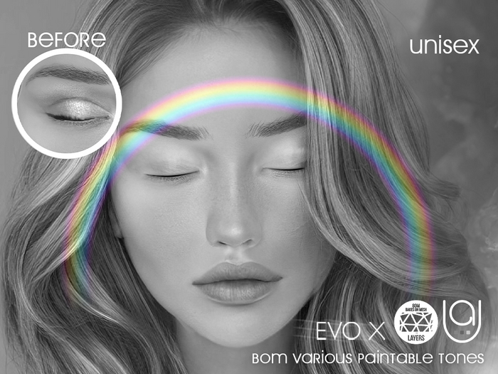 Second Life Marketplace - TRY - BOM Closed Eyes Perfect EVOX