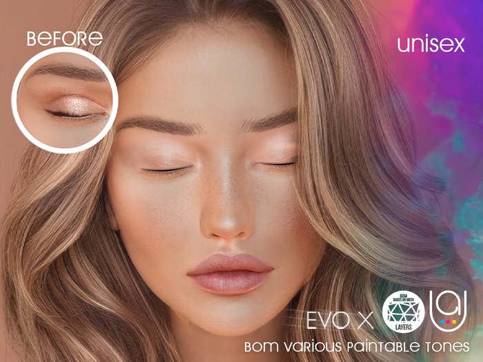 Second Life Marketplace - [UA] BOM Closed Eyes Perfect EVOX