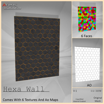 Second Life Marketplace - Event Hexa Wall mega pack
