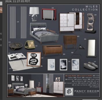 Second Life Marketplace - 17 Fancy Decor: Miles Slippers