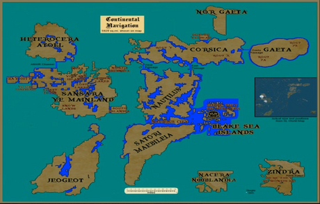 Second Life Marketplace - Map-Secondlife-Continental Navigation