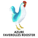 Second Life Marketplace - Amaretto Barnyard Nest: Azure Faverolles Rooster