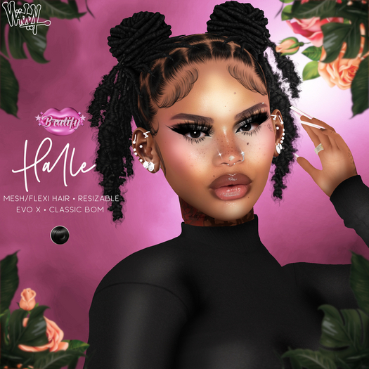 Second Life Marketplace - Vladdy // "Halle" Dreadlocks ft. Bratify